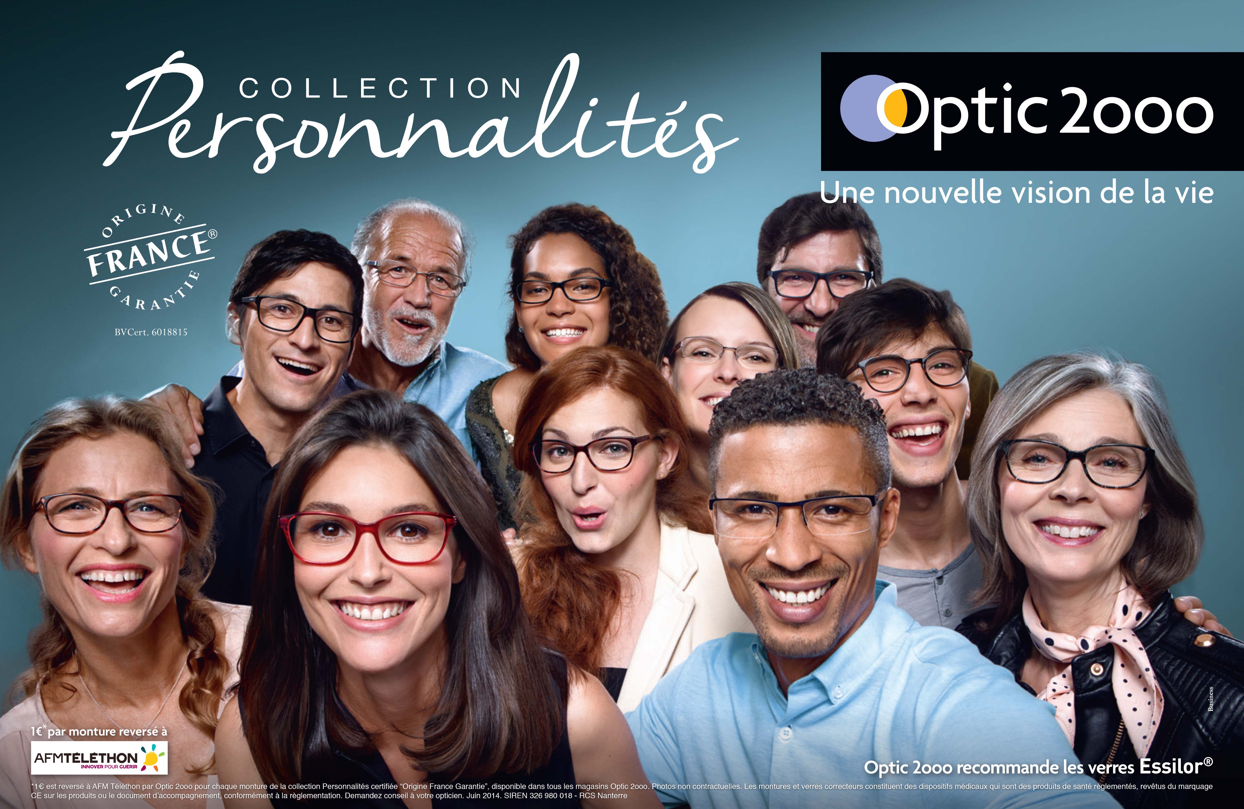 La nouvelle collection d’Optic 2ooo pense à toutes les Personnalités