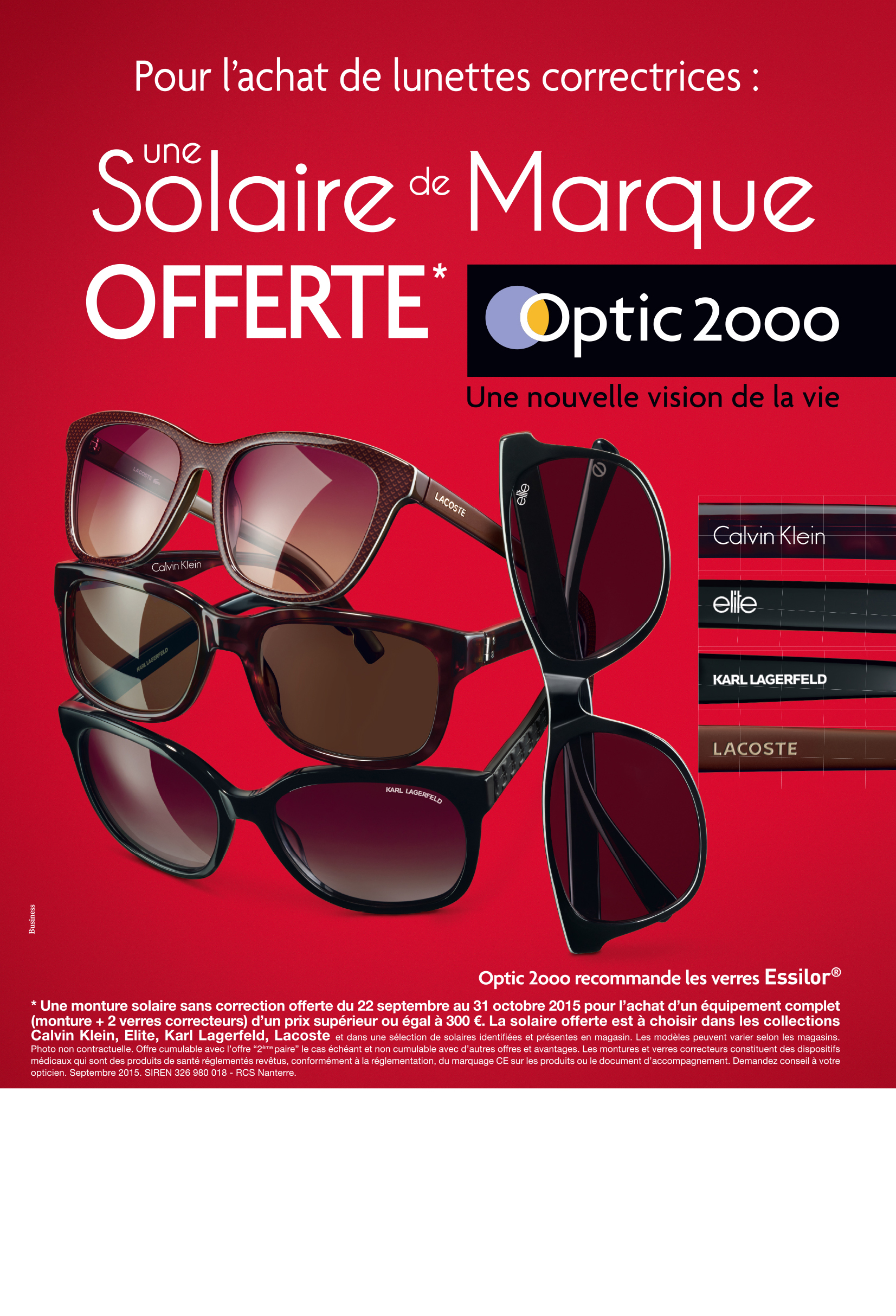 Le professionnalisme d’Optic 2ooo incarné par 8 opticiens pour sa ...