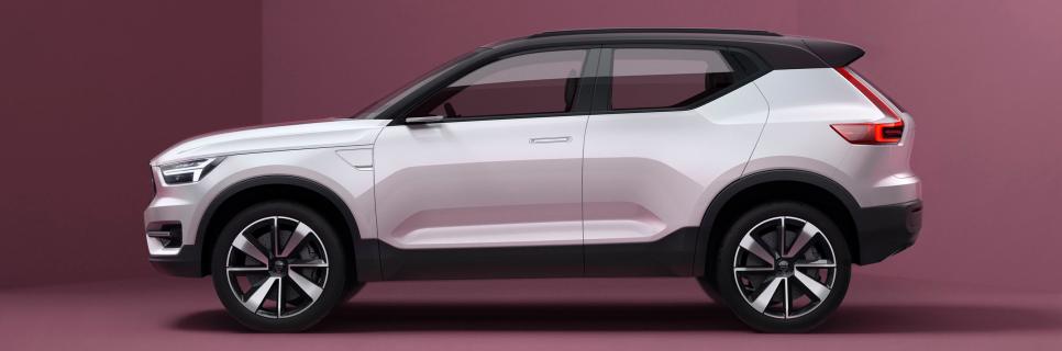 Volvo provides the first look at its new range of smaller cars