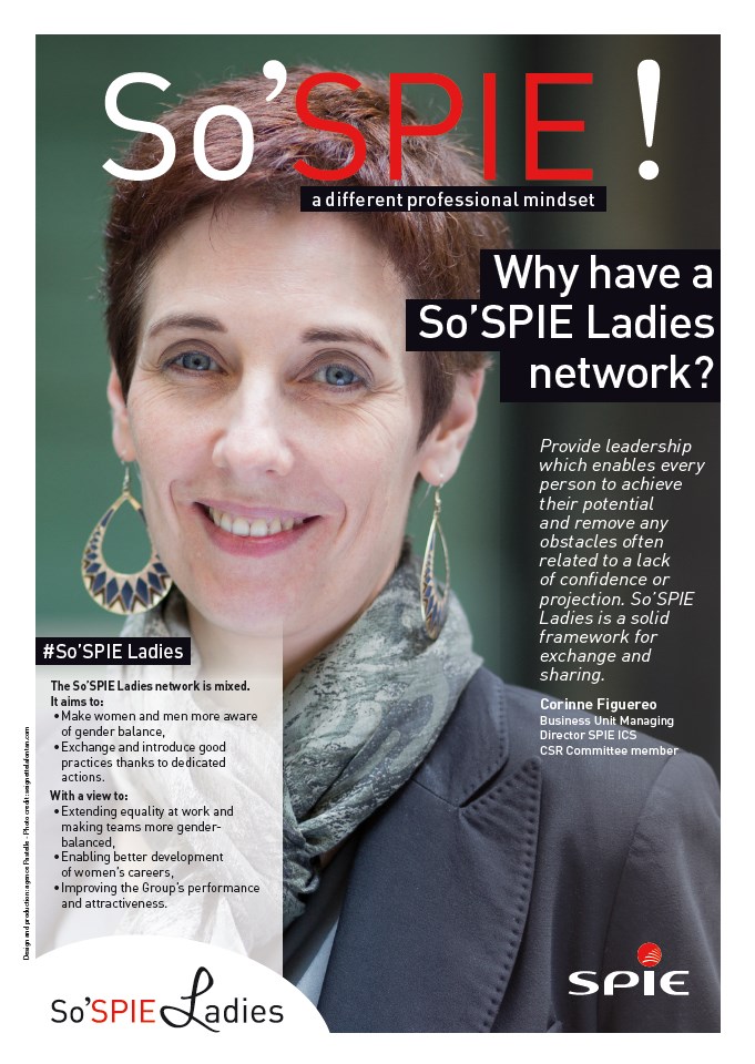 SPIE versterkt zijn gemengd netwerk So’SPIE Ladies