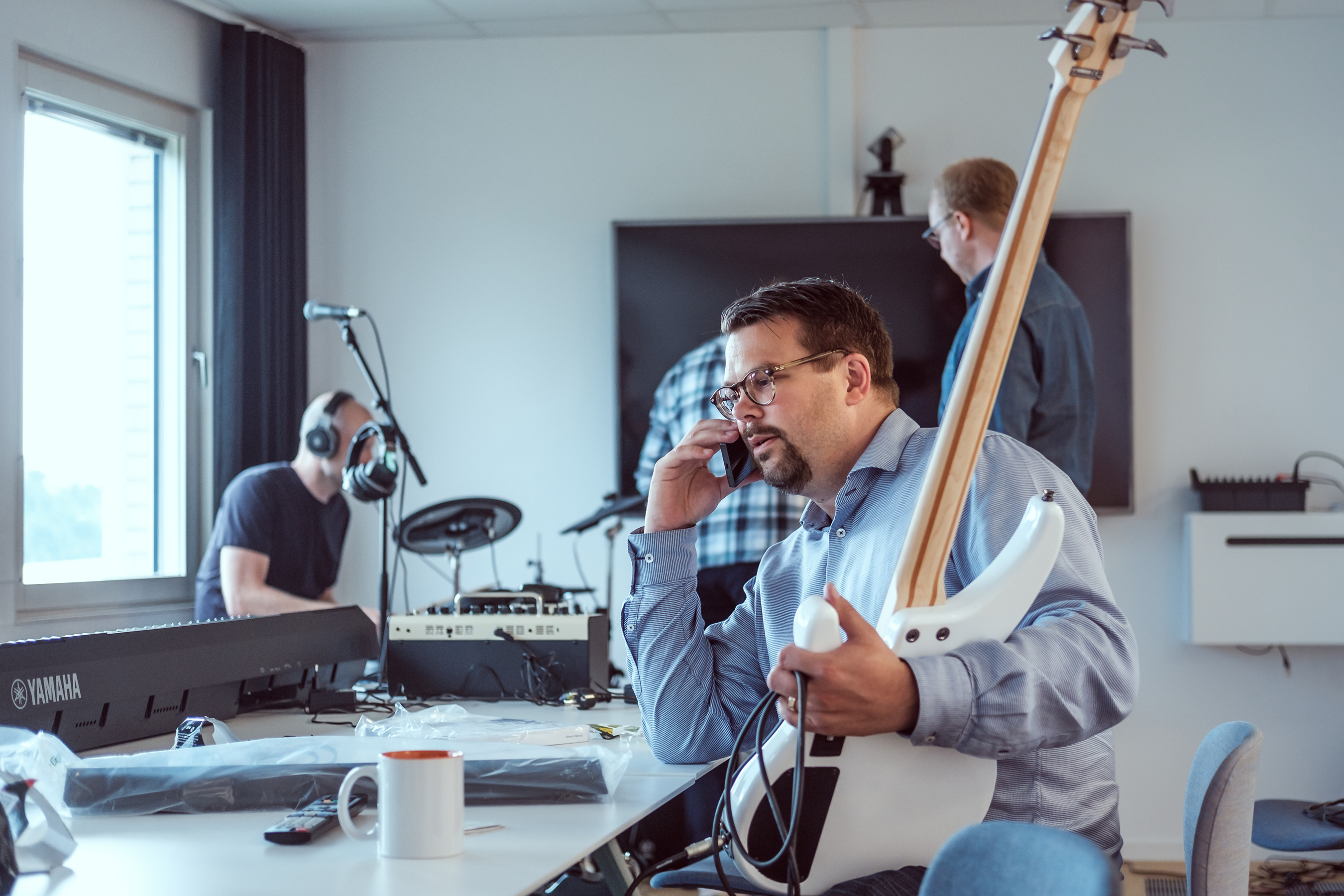 In Sweden, Employees got to play instruments during working hours