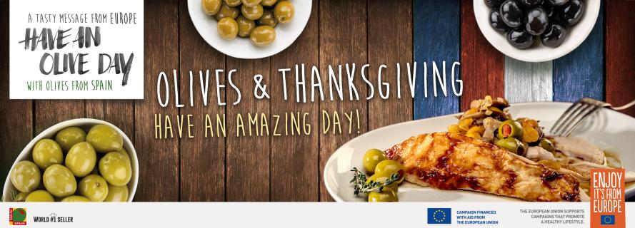 Olives from Spain presents its Twist on Thanksgiving turkey