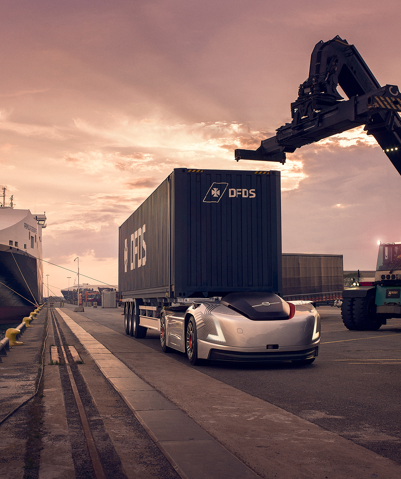 Volvo Trucks presents an autonomous transport