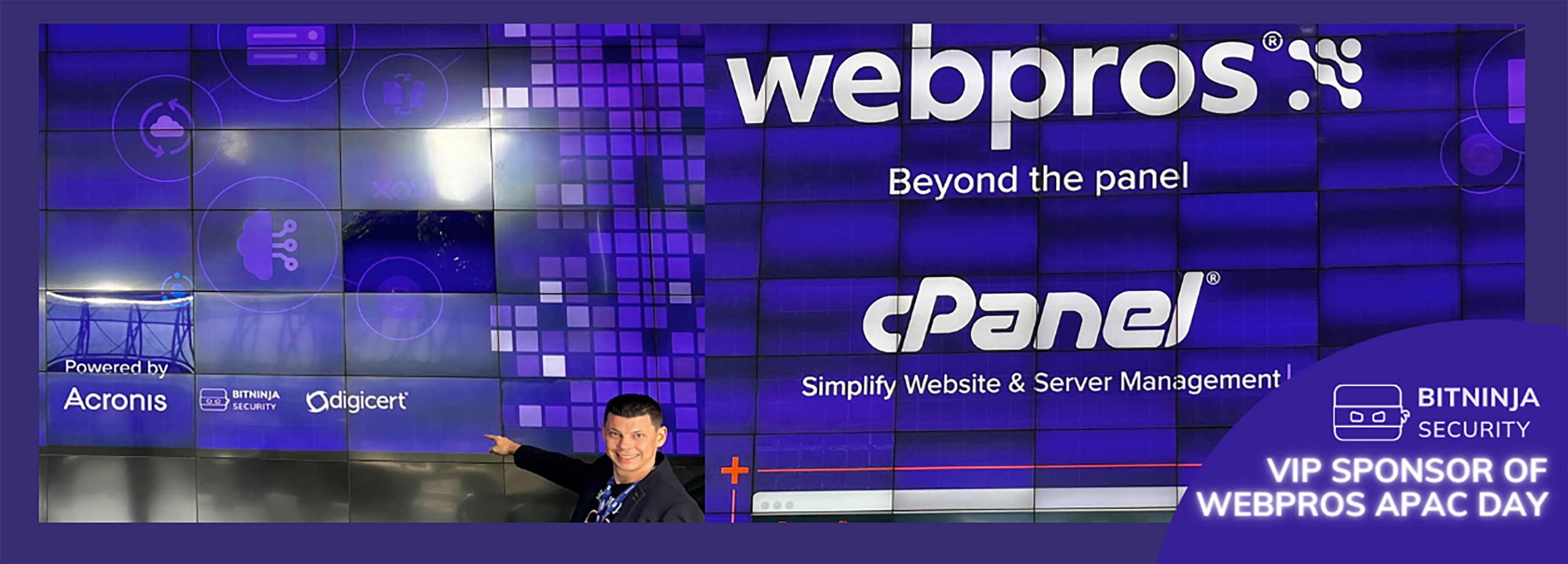 BitNinja was one of the VIP sponsors of WebPros APAC day in Singapore