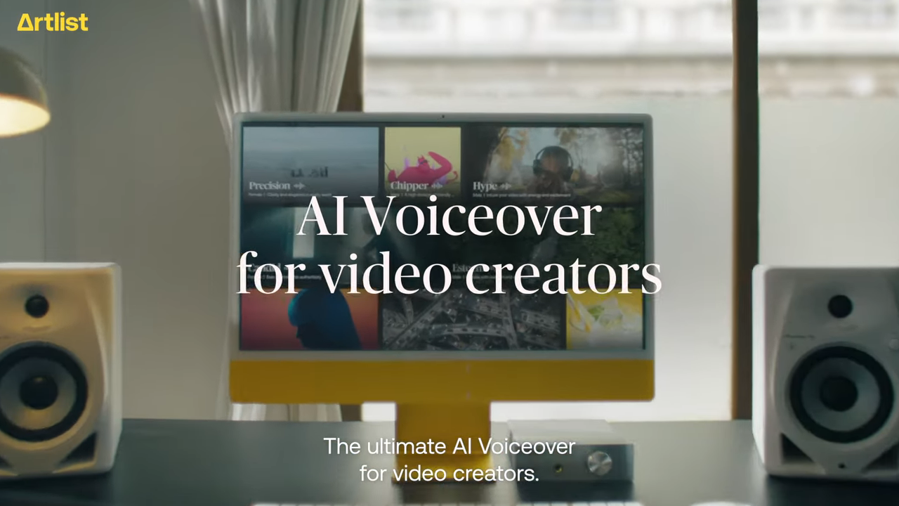 Artlist Revolutionizes Video Creation with an Innovative AI Voiceover Feature